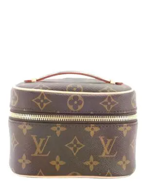 LOUIS VUITTON Nice Vanity Case Monogram Canvas Nano Pouch - Brown