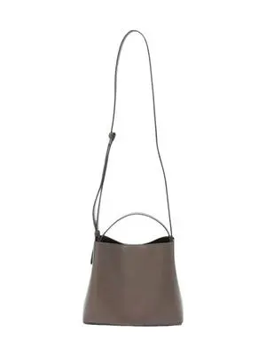 AESTHER EKME Mini Leather Tote Bag - Grey