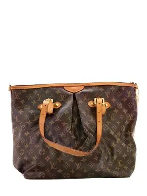 LOUIS VUITTON Palermo Handbag Monogram Canvas Gm Tote Bag - Brown