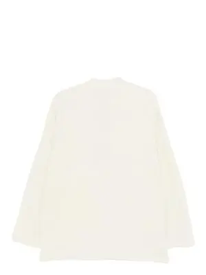 LAUREN MANOOGIAN V-neck Patch-pocket Cardigan