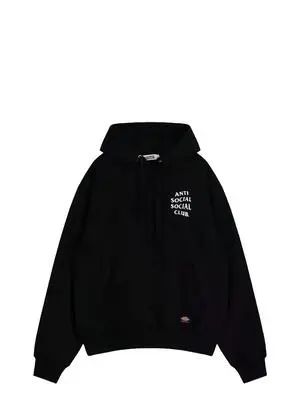 ANTI SOCIAL SOCIAL CLUB Dickies Logo-print Hoodie - Black
