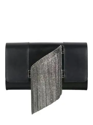 Perrin L'eiffel Cascade Crystal-embellished Clutch Bag - Black