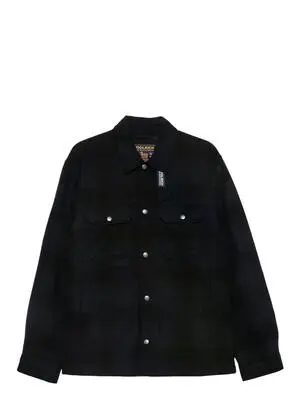 Woolrich Alaskan Check-pattern Button-down Jacket - Black