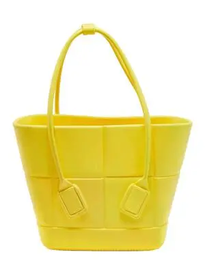 Bottega Veneta Arco Intrecciato Tote Bag - Yellow