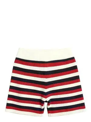 BRUNELLO CUCINELLI Striped Ribbed Shorts