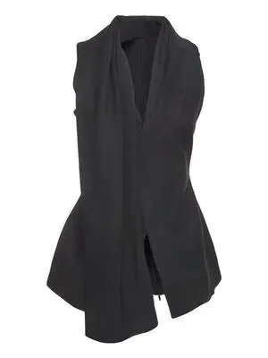 CHATS BY C.DAM Draped Sleeveless Top