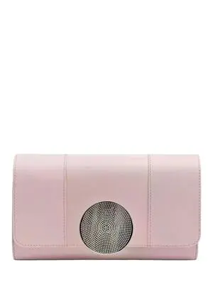 Perrin Le Disque Strass Clutch Bag - Pink
