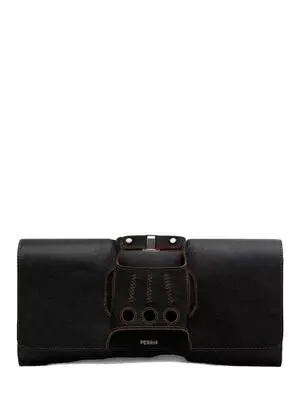 Perrin Le Cabriolet Glove Clutch Bag - Black