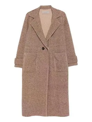 D.EXTERIOR Marl-knit Notched-lapels Coat
