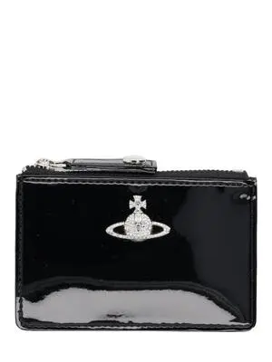 VIVIENNE WESTWOOD Portacarte Slim Con Orb - Black