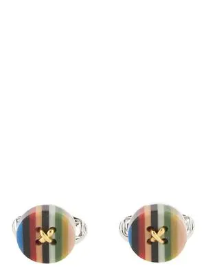 Paul Smith Gemelli Button Stripe - Multicolor