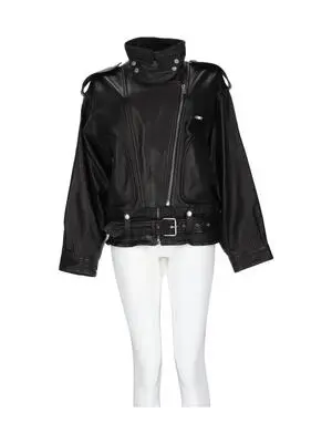 Isabel Marant Étoile Giacca In Pelle D'agnello - Black