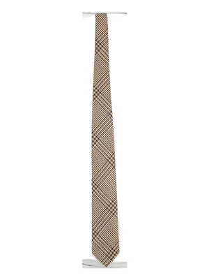 TOM FORD Tom Ford Men Cravatta In Jacquard Di Seta 8 Cm Cream