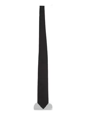 TOM FORD Tom Ford Men Cravatta In Jacquard Di Seta 8 Cm Black