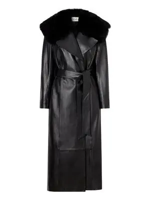 Tove Belted Coat - Black