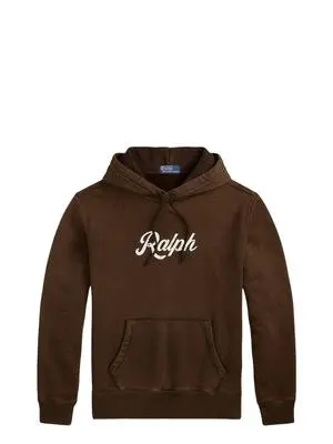 Polo Ralph Lauren Logo-print Drawstring Hoodie - Brown