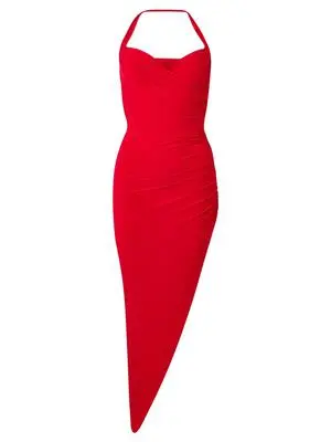 NORMA KAMALI Halter-neck Formal Dress