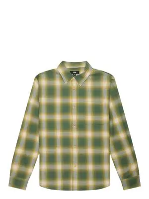 StÜssy Beach Ombre Checked Shirt - Green