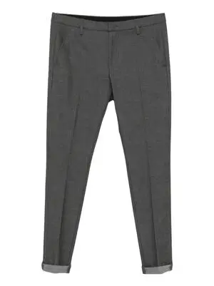 DONDUP Slim-fit Turned-up Trousers - Grey