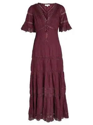 LoveShackFancy Pleated Detail Dress - No