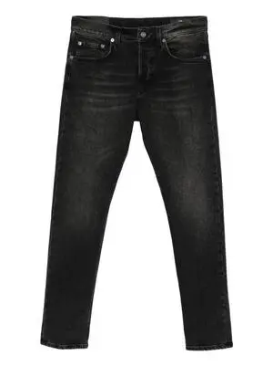 DONDUP Logo Jeans - Black
