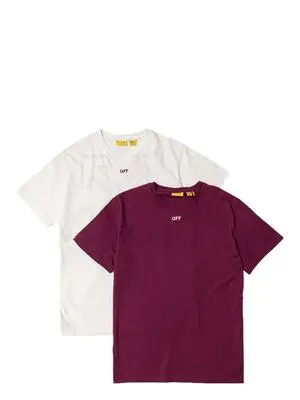 Off-White Two-piece Short-sleeve T-shirt Set No