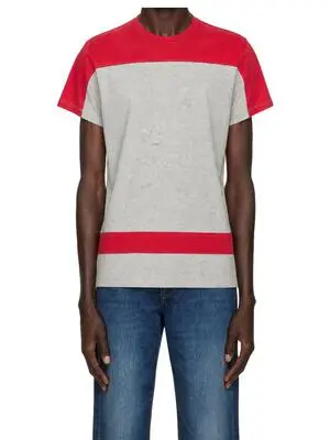 Gimaguas Short-sleeved T-shirt - Gray/red