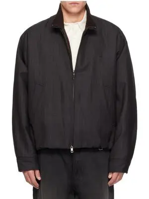 WOOYOUNGMI Striped Jacket - Grey