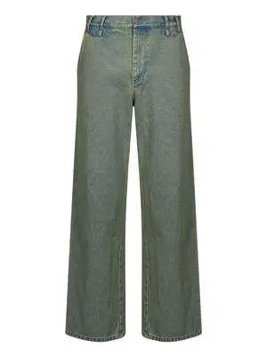 SONG FOR THE MUTE Logo Patch Straight-leg Jeans - No