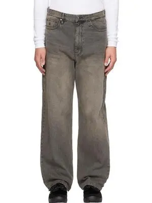 WOOYOUNGMI Straight-leg Corduroy Jeans - Grey