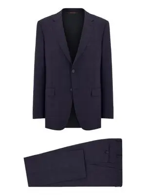 Canali Two Piece Single Breasted Suit - Blue