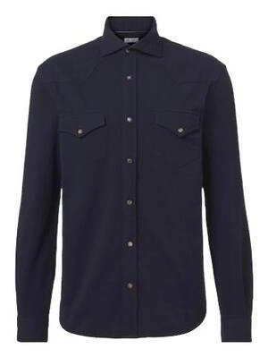 Brunello Cucinelli Cotton Shirt - Black