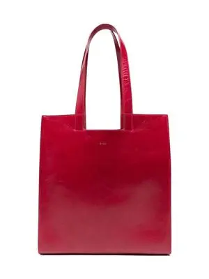 Bally Double Handle Shoulder Bag - Red