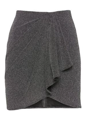 Isabel Marant Étoile Bergen Lurex Mini Skirt - Black
