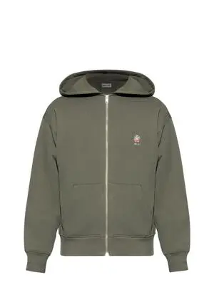 Bally Logo Crest Hoodie - Green