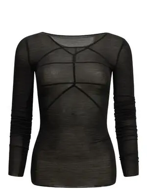 Rick Owens Rick Owens Ls Temple T Jersey Top No