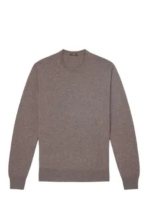 Rubinacci Cashmere Sweater - Taupe