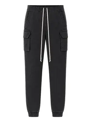 Rick Owens Jeans Cargo Mastodon Cut - Black