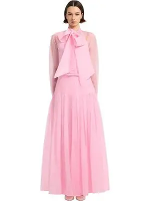 LEO LIN Juno Pleated Pants - Pink