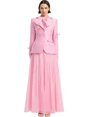 LEO LIN Annika Bow Blazer