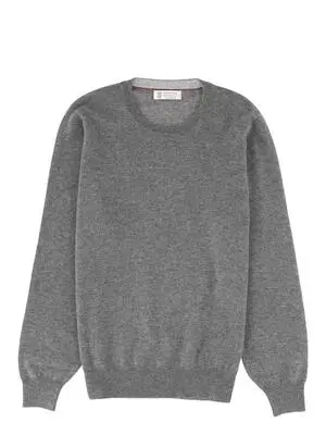 Brunello Cucinelli Brunello Cucinelli Men Maglia In Cashmere Gray
