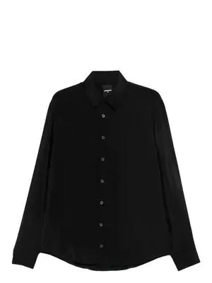 PATRIZIA PEPE Tonal-stitch Long-sleeve Shirt