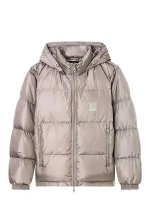 Armani Exchange Quilted Hooded Jacket - Neutrals