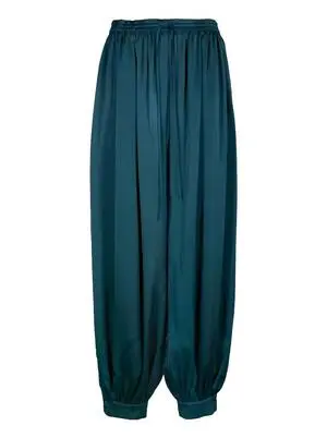 Cinq À Sept Esme Satin Trousers Blue