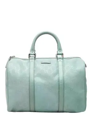 Gucci 2000-2015 Medium Gg Imprime Joy Boston Bag - Blue