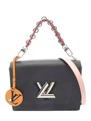 LOUIS VUITTON 2018 Epi Twist Braided Handle Mm Satchel - Black
