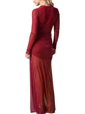 JBQ Serene 2.0 Ruched Maxi Dress