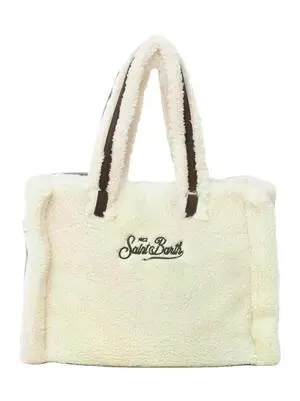 MC2 SAINT BARTH Colette Teddy Logo Tote Bag - Neutrals