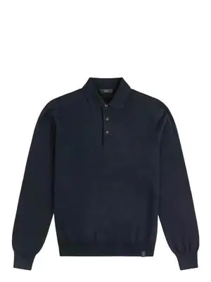 FAY Long-sleeve Polo-collar Sweater