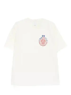 Rhude Graphic-print T-shirt Neutrals